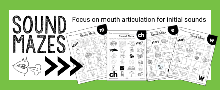 Sound Mazes for Beginning Letter Sounds – Pathways to Reading Homeschool