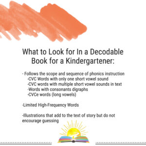 Decodable Books for Kindergarten – Pathways to Reading Homeschool